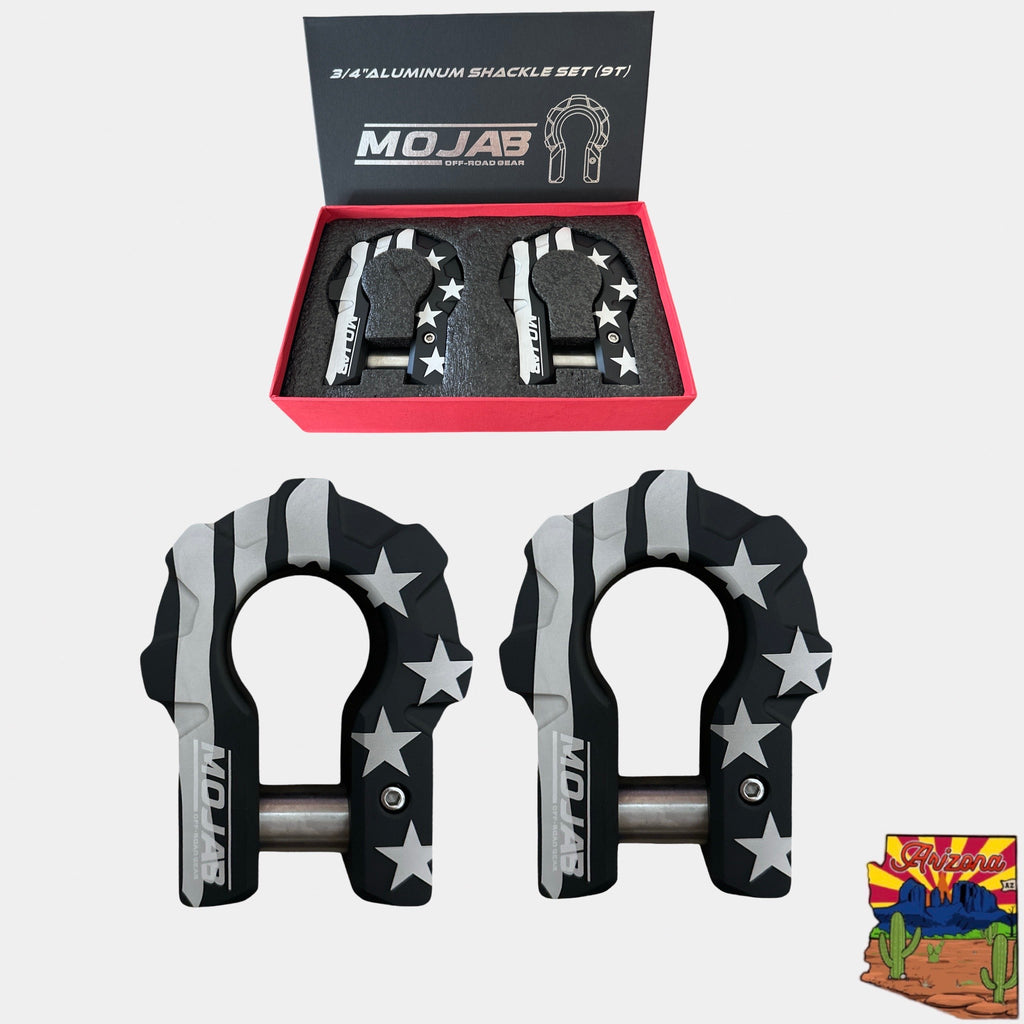 3/4'' Extreme duty Aluminum D-Shackle set (9T) (LIFETIME WARRANTY ...