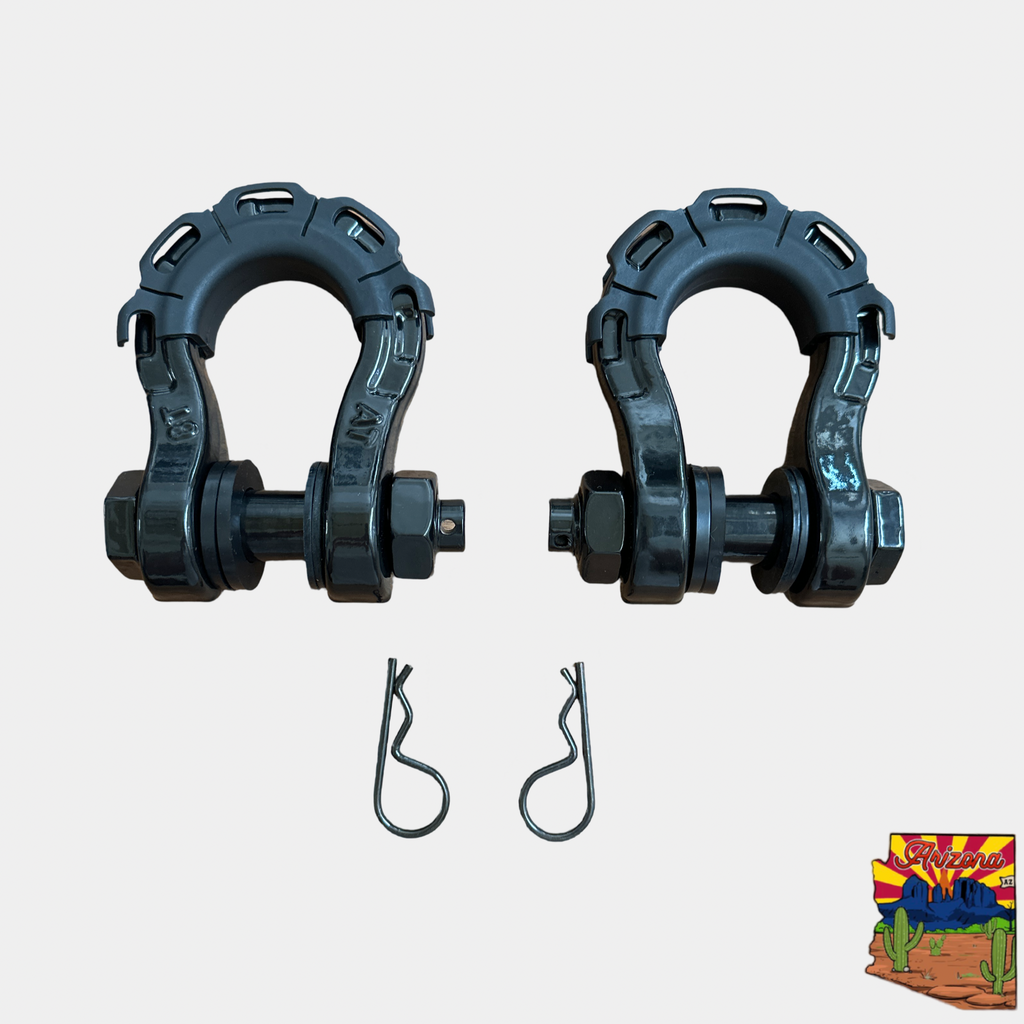 3/4” Forged Steel D-shackle set (8T) (LIFE TIME WARRANTY*) – SNAP-LOC ...
