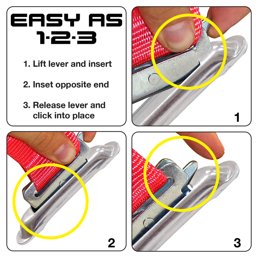 Snap-Loc E-Track Single Anchor – Weld-On Unfinished 6-Pack with Zinc R ...