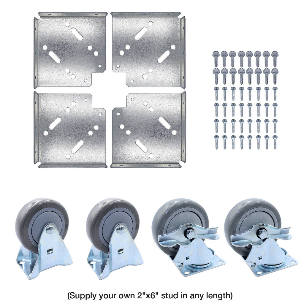 Custom Wood Dolly DIY Bracket Kit – SNAP-LOC CARGO CONTROL