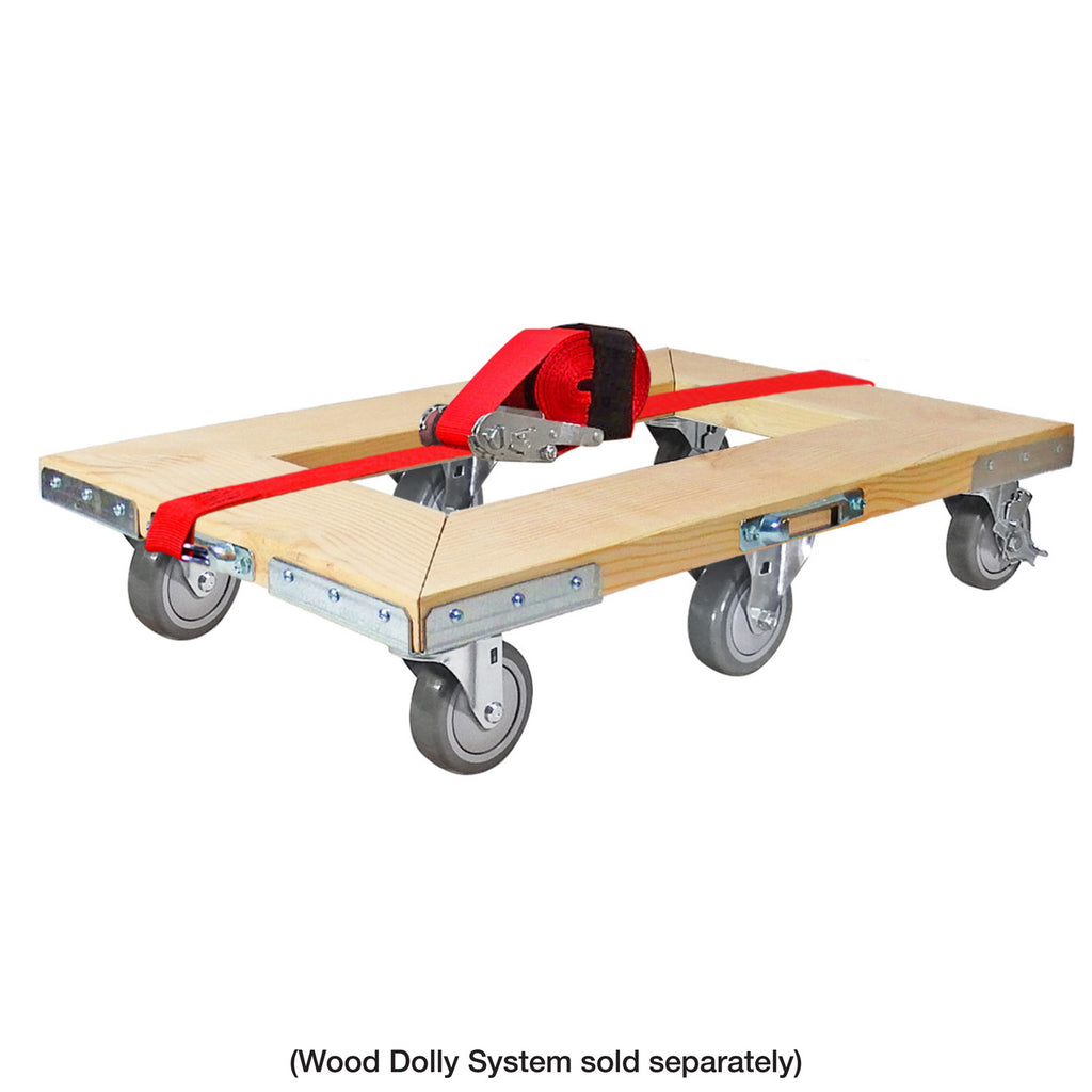 SNAP-LOC Wood Dolly Caster Steering Kit 4" Polyurethane – SNAP-LOC ...