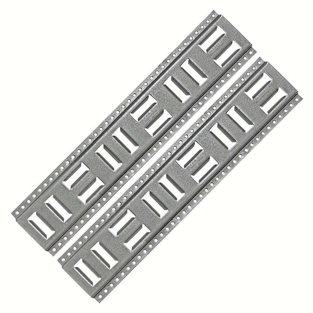 SNAP-LOC Fast-Track E-Track 24 Inch 2-Pack USA Galvanized Steel Horizo ...